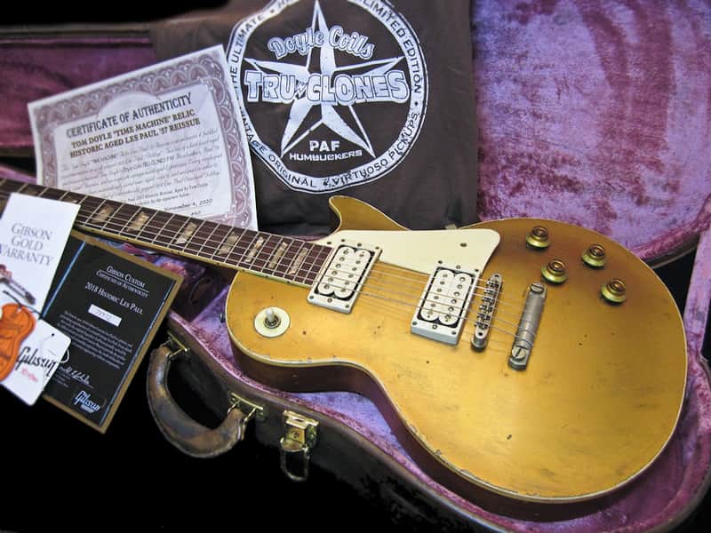 Gibson Les Paul '57 Gold Top~Tom Doyle "TIME MACHINE" #40 | Reverb