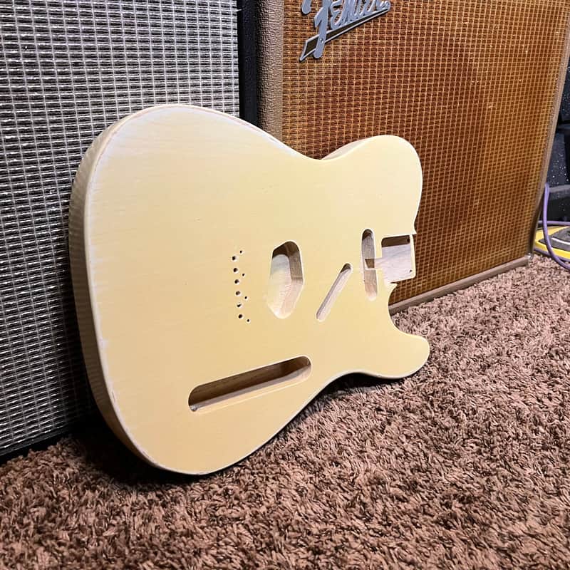 Relic Fender Telecaster Body Ash Aged Blonde 3LB | Reverb Australia