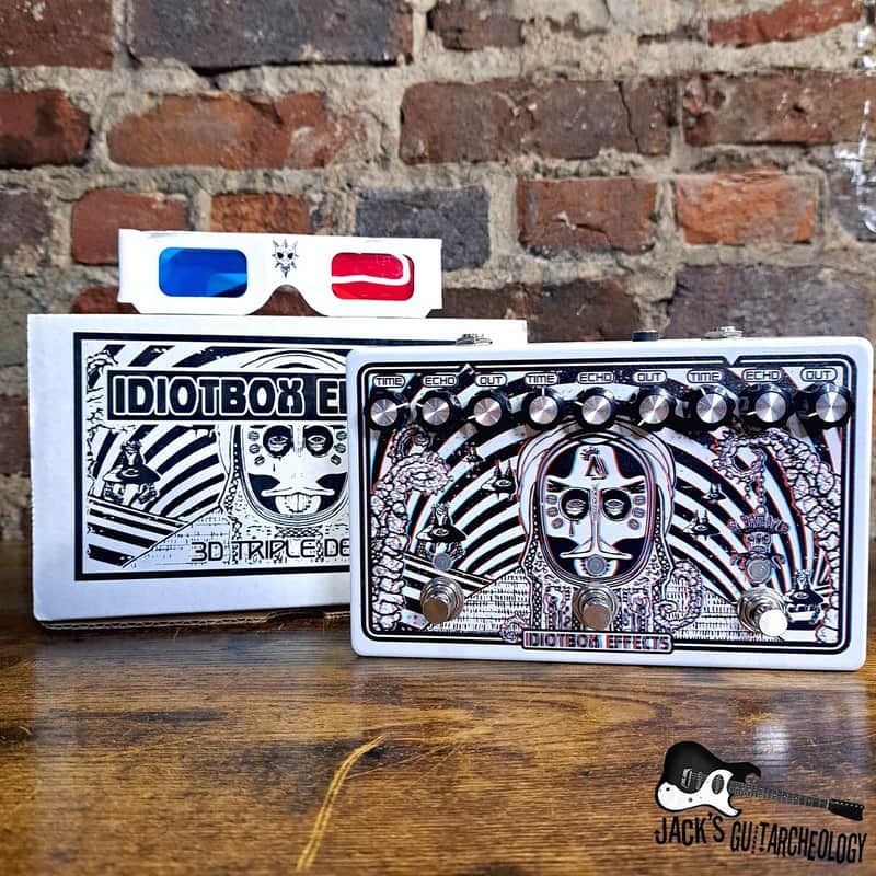 IdiotBox Effects 3D Triple Delay *NEW* (2020s - 3D Print) | Reverb
