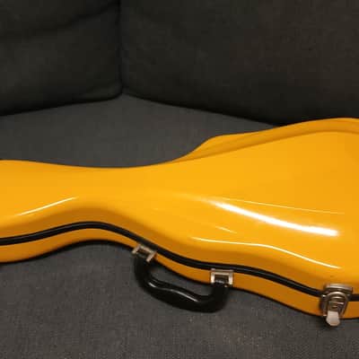 Crossrock Mandolin Fiberglass Hardshell Case - Yellow | Reverb