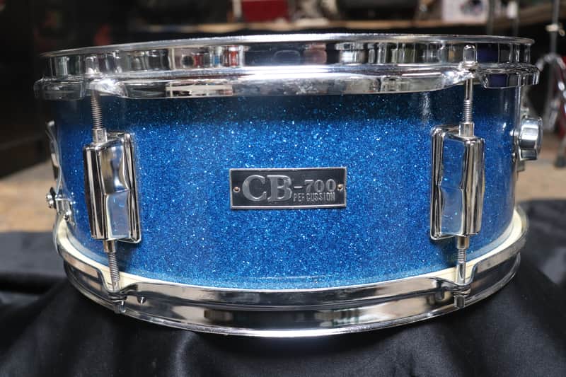 CB 700 5.5x14 Snare Drum Blue Sparkle | Reverb UK