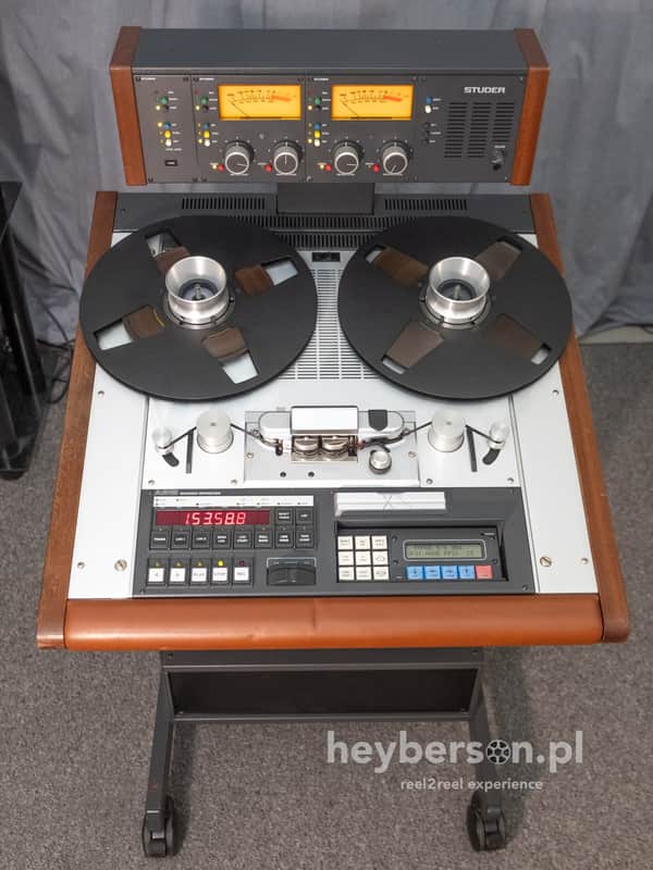 Studer A812 complete with trolley, VU meter bridge and remote | Reverb