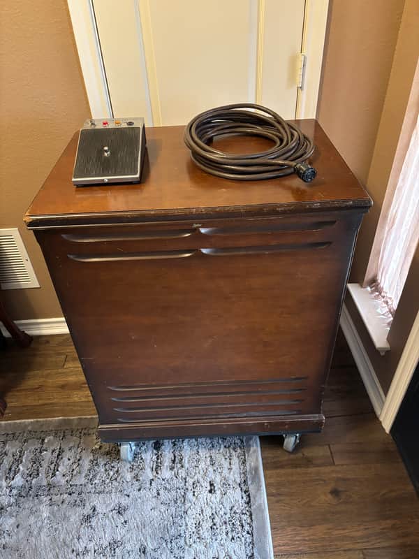 Leslie 145 1970’s with combo pre-amp and cable | Reverb