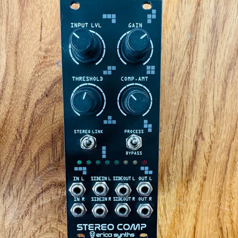 Erica Synths Stereo Compressor Eurorack Module (DrumCompd1) | Reverb