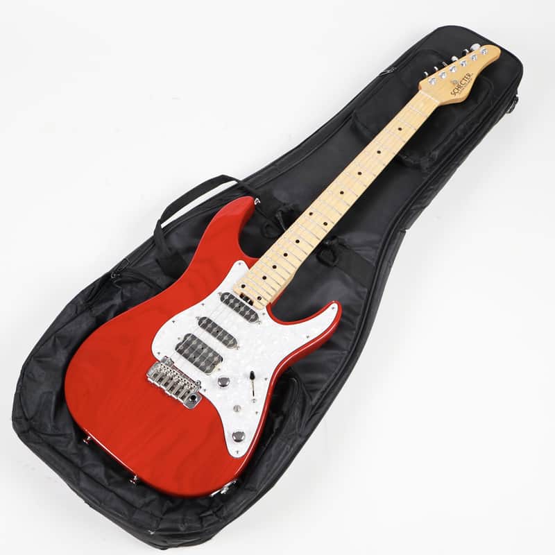 Schecter BH-1-STD-24 Red See-Thru Electric Guitar Monster | Reverb UK