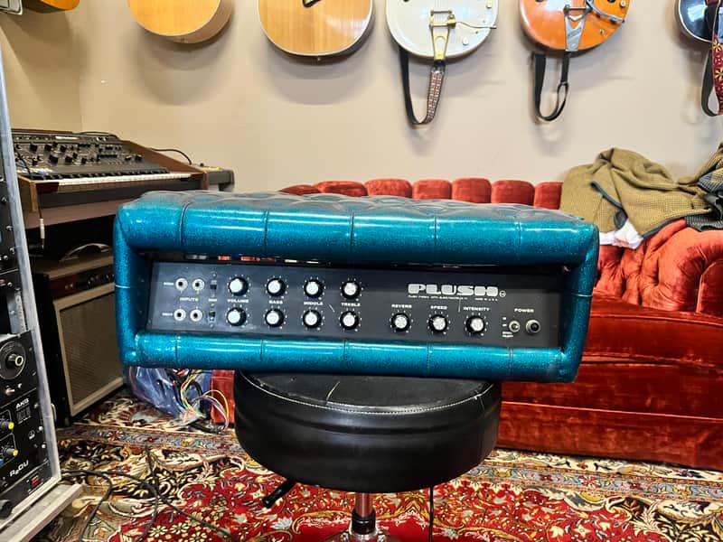 Plush P1000S Guitar Amplifier Head 1969 1970 - Blue sparkle | Reverb