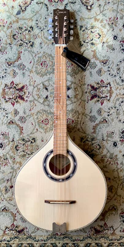 Carvalho MOC308 LEFT HANDED Octave Mandolin Spruce, pickup & | Reverb