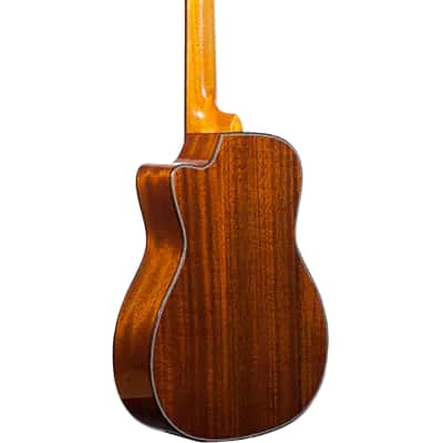 Ohana BK-35GCE All Solid Mahogany Baritone Ukulele w/Cutaway | Reverb