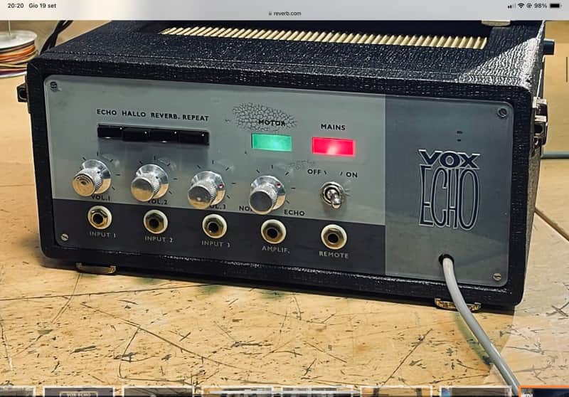 Vox Short Tom Tube Echo 1963 - Black / Grey | Reverb