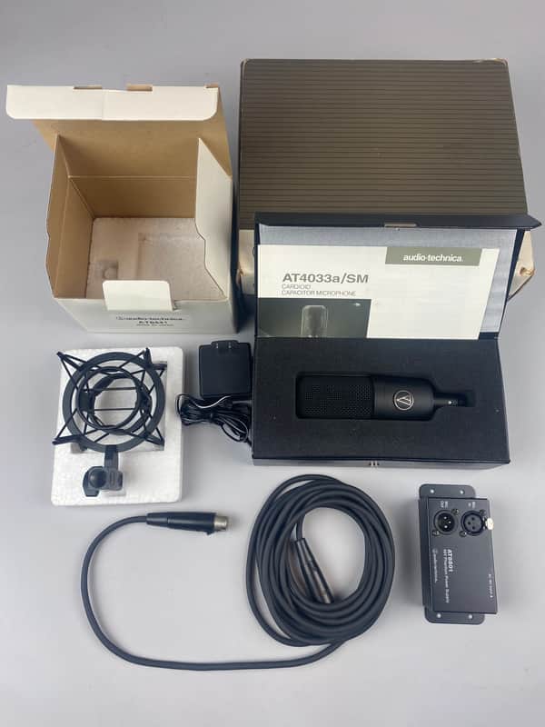 Audio-Technica 40 Series Precision Mic - Black AT 4033A/ SM | Reverb