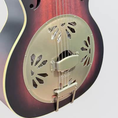 Gretsch G9241 Alligator Biscuit Round-Neck Resonator Acoustic | Reverb