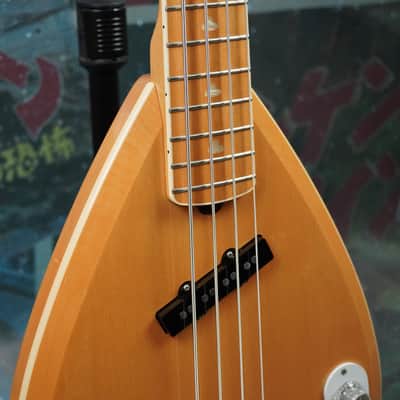 Fernandes YB-75 Teardrop 'Biwa Bass' 2000's Natural MIJ Japan | Reverb