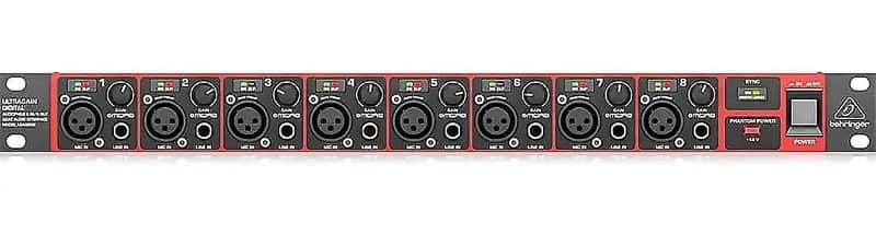 Behringer ADA8200 8 In/8 Out ADAT Mic PreAmp Audio Interface | Reverb