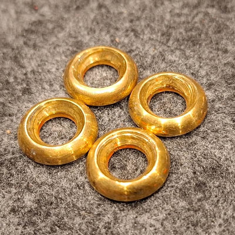 4x Brass Guitar Neck Bolt Screw Bushings Ferrules | Reverb Deutschland