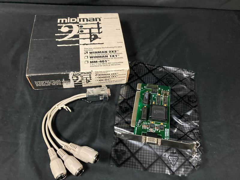 Midiman Winman 2x2 Midi Interface - Excellent Condition With | Reverb