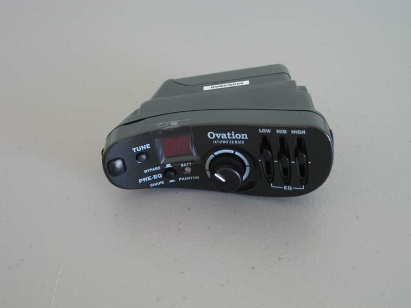 Ovation OP-PRO Series Black Preamp NEW | Reverb Deutschland