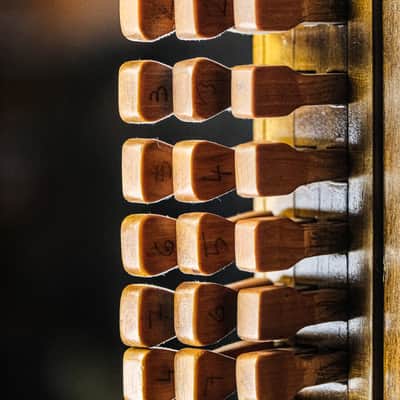 1980s Mats Thörnblom Nyckelharpa / Keyed Fiddle three-row | Reverb