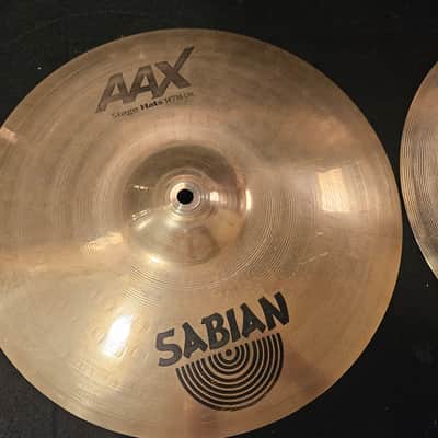 Sabian 14" AAX Stage Hi-Hat Cymbals 1030g/1510g Matched Pair | Reverb