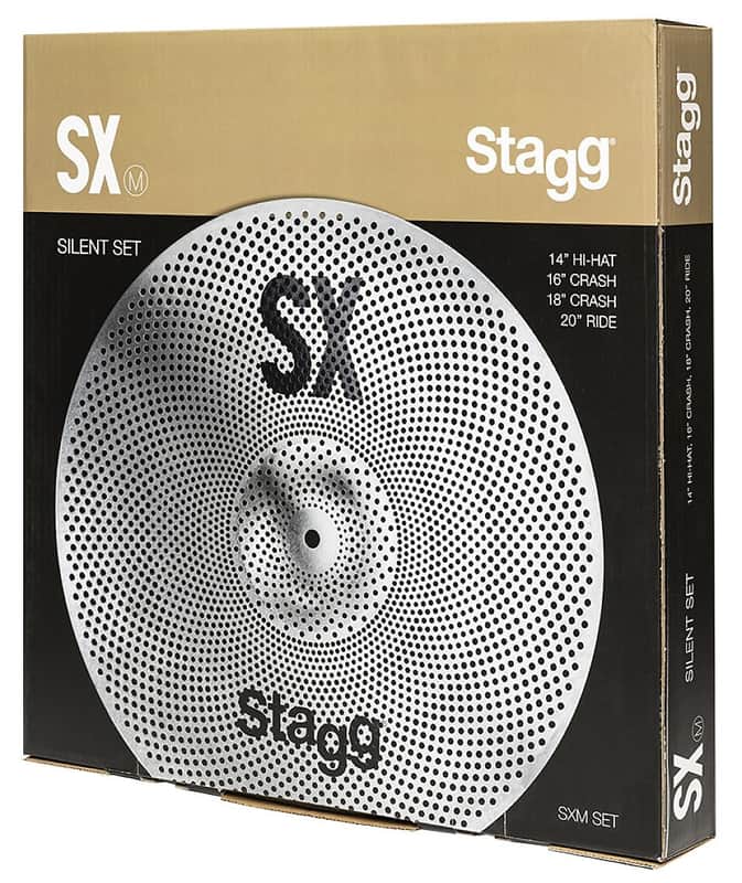 Stagg SXM SET Low Volume Cymbal Set 16" Crash,18" Crash, 20" | Reverb