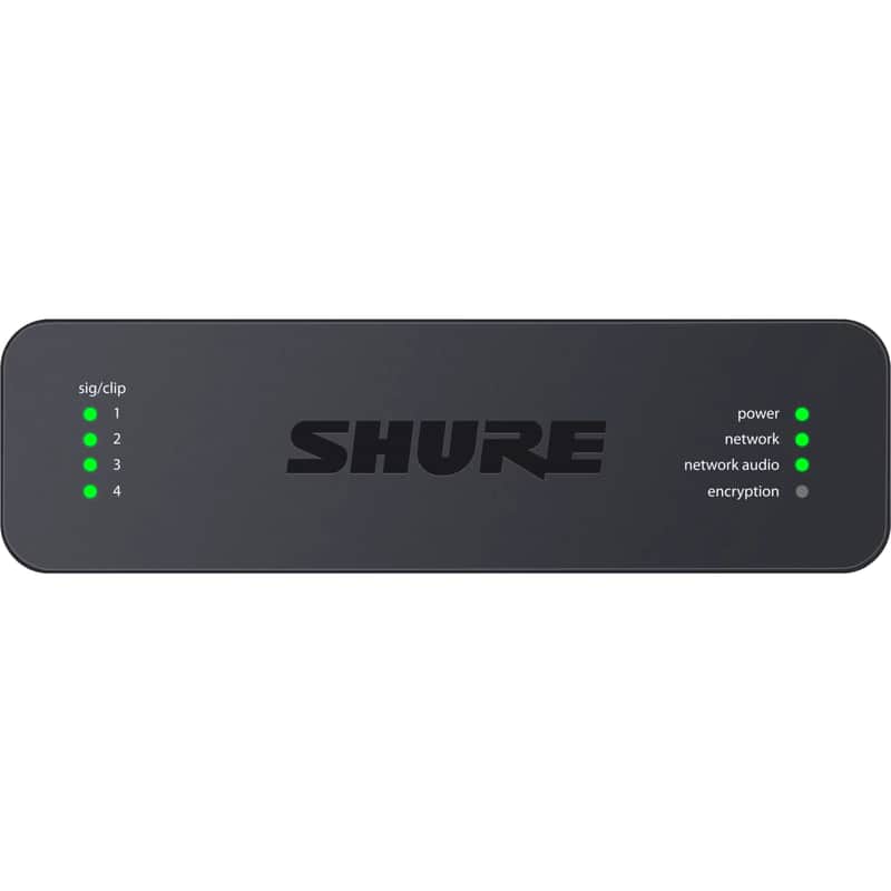 Shure ANI4IN-XLR 4-Channel Audio Network Interface - Open | Reverb