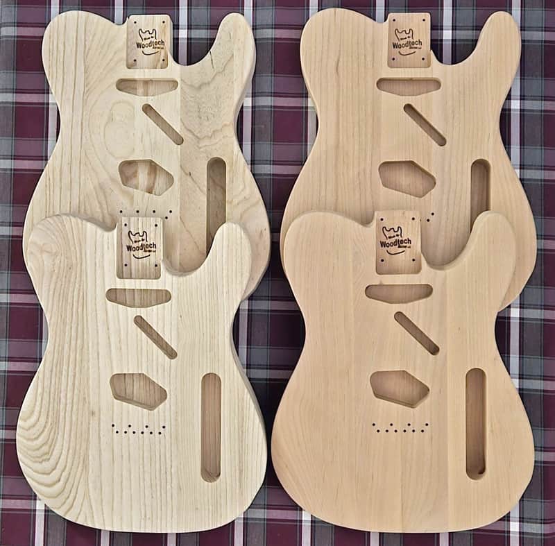 Woodtech Routing - 4 Paint Grade Telecaster Body Pack - | Reverb