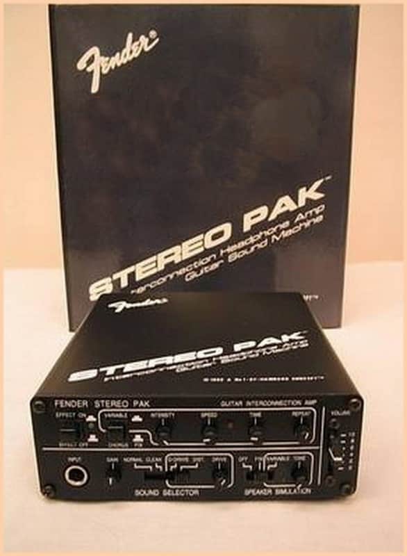 Fender Studio Pak headphone amp with FX black | Reverb Canada