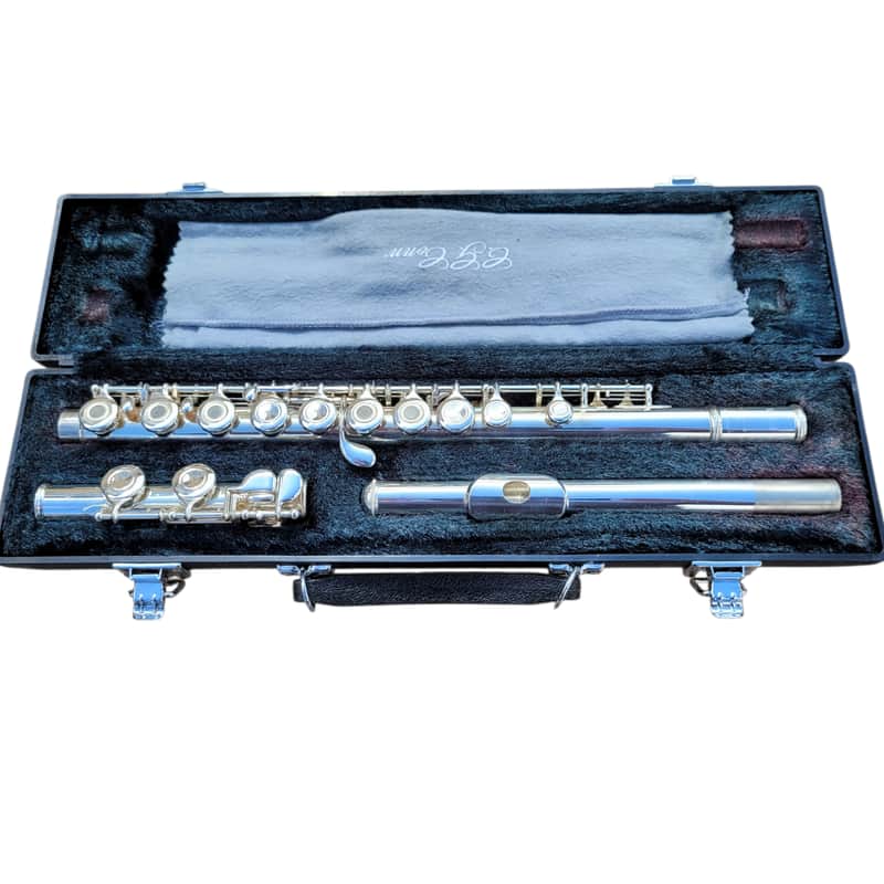 Yamaha YFL-281 Standard Inline G C-Foot Flute 2010s - Silver | Reverb