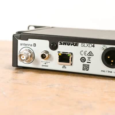Shure SLXD4 Wireless Receiver - J52 Band: 558-602 / 614-616 | Reverb