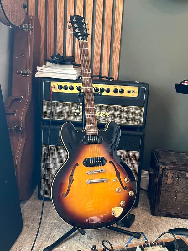 Gibson Memphis ES-335 Dot P-90 2019 - Vintage Burst | Reverb