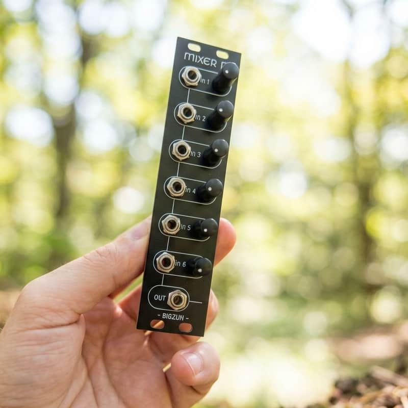 6HP Passive Eurorack Mixer BIGZUN Mixer P6 – 6‑Channel | Reverb