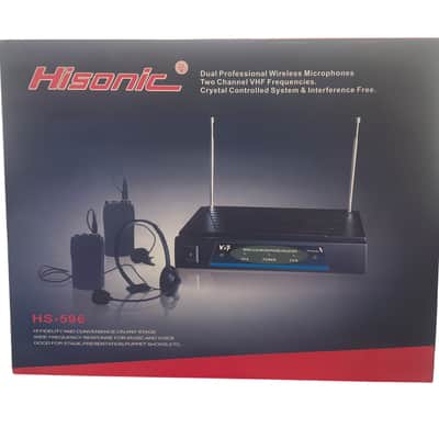 HiSonic Dual Channel Professional VHF Wireless Microphone | Reverb