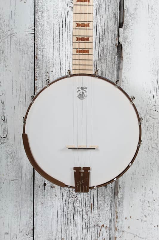 Deering Goodtime 5 String Open Back Banjo 3 Ply Maple Rim w | Reverb