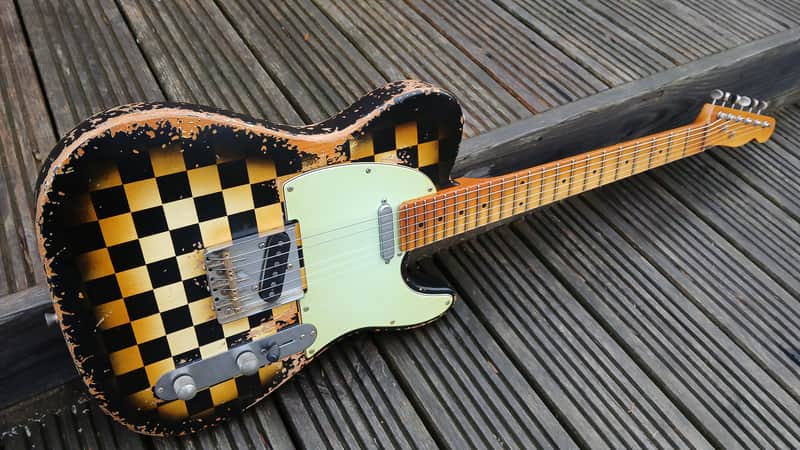 Vtt-Relics Tele "Checker-board" Relic | Reverb