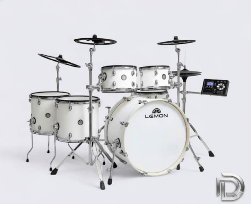 Lemon T1000 E Drum Set White FULL KIT Compatible w Roland A+ | Reverb