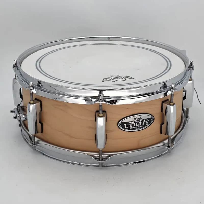 Used Pearl Modern Utility Maple Snare Drum 13x5 Matte Natural | Reverb