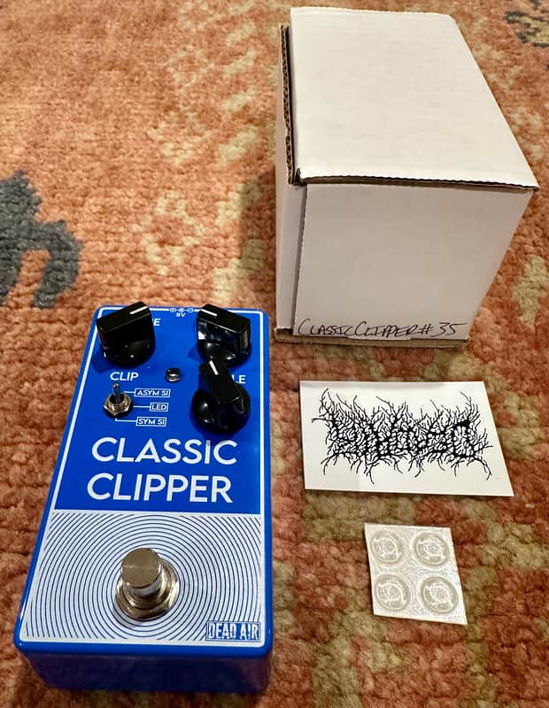 Dead Air Studios Classic Clipper Distortion Effects Pedal | Reverb