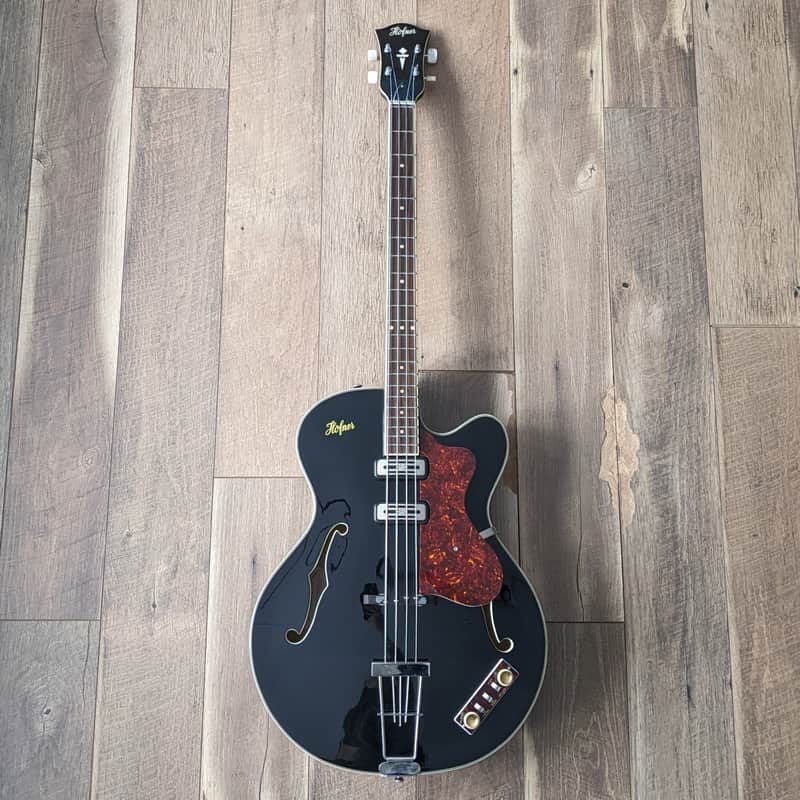 Hofner 500/5 Contemporary President Bass - Gloss Black | Reverb