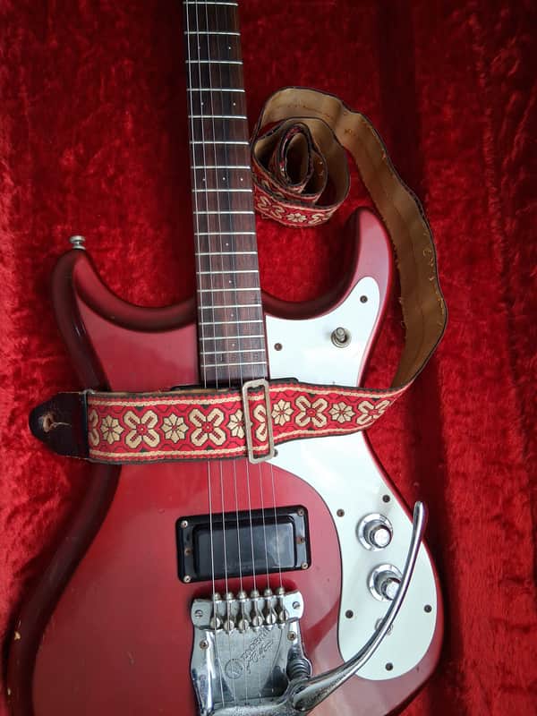Mosrite Mark V 1969 Sparkle red | Reverb