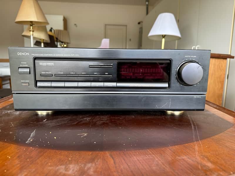 Denon AVR-1010 early 90s - Black | Reverb