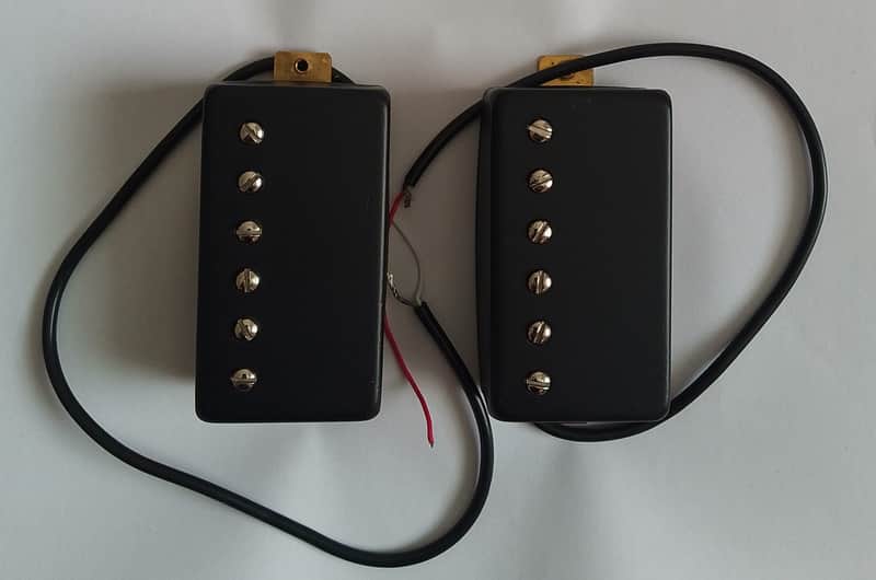 Jackson High Output Humbucking Pickup Set (Black Metal Cover) | Reverb