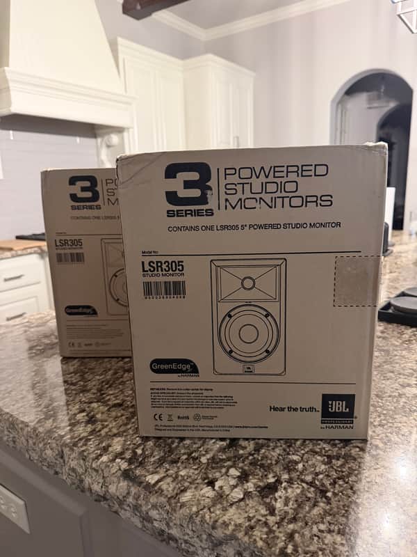 JBL LSR305 2-WAY ACTIVE STUDIO MONITORS (PAIR) | Reverb UK