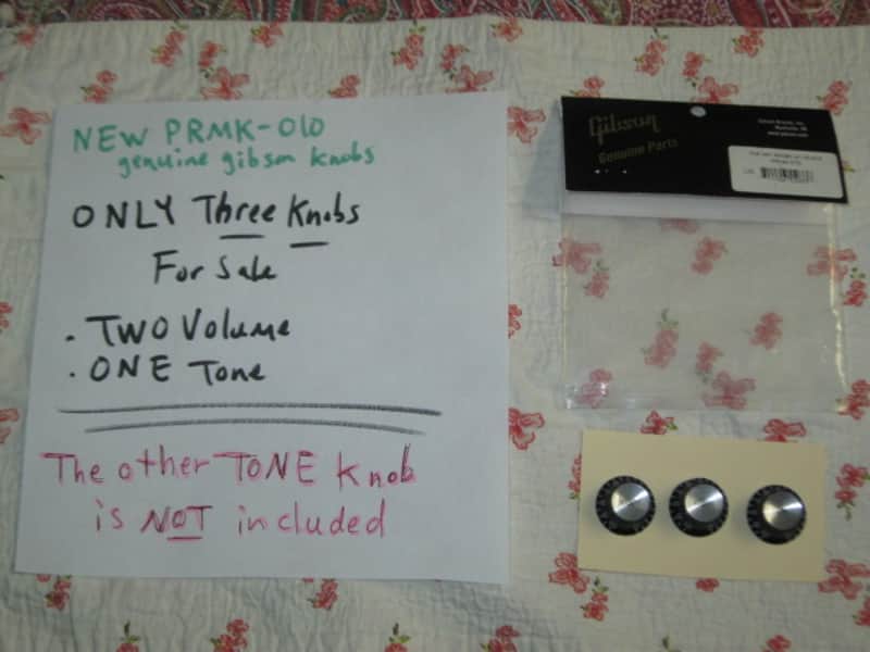 THREE new A+ genuine Gibson Knobs (Two Volume & One Tone) | Reverb