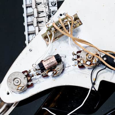 1986 Fender '72 Stratocaster ST72-115 Black w/ Ash Body & | Reverb