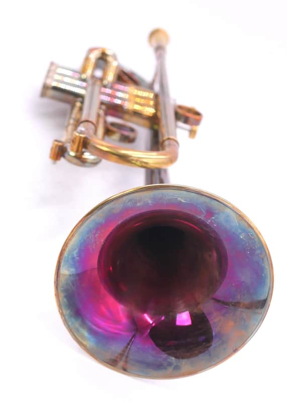 Del Quadro Grande Campana Trumpet in Stunning Raw Acid | Reverb