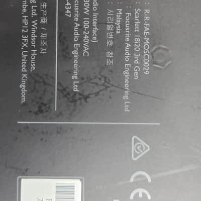 Focusrite Scarlett 18i20 3rd Gen USB Audio Interface 2019 - | Reverb