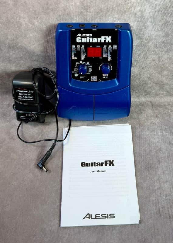Alesis GuitarFX Multi Effects Pedal Early 2000s - Blue | Reverb