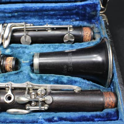 A French Made Jean Buisson Grenadilla Wood Bb Clarinet in a | Reverb