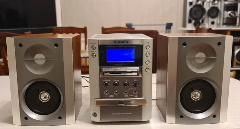 VINTAGE TELEFUNKEN MINI STEREO SYSTEM/USB/CD/AUX | Reverb
