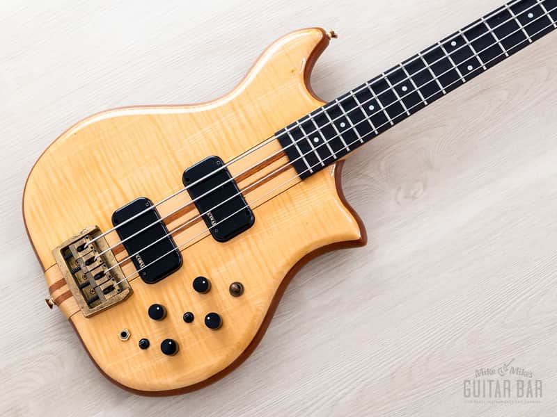 1980s Kawai FIIB Vintage Neck Through Bass Guitar w/ Active | Reverb
