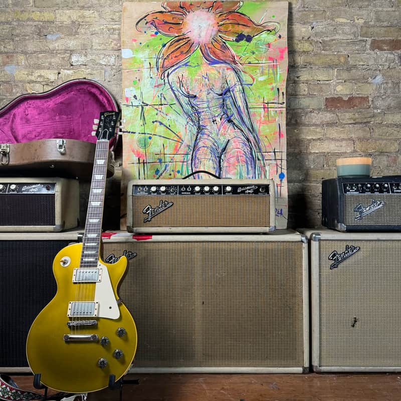 1964 Fender Bassman Amp Vintage Pre CBS FEIC Blonde & Wheat | Reverb